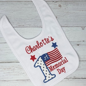 Individual My First Holiday Bibs, Holidaybibs, Embroidered Bib Set ...
