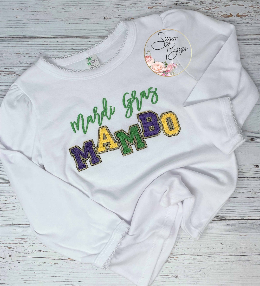 Mardi Gras Mambo!! Mardi Gras Celebration, Mambo Style, Embroidered ...