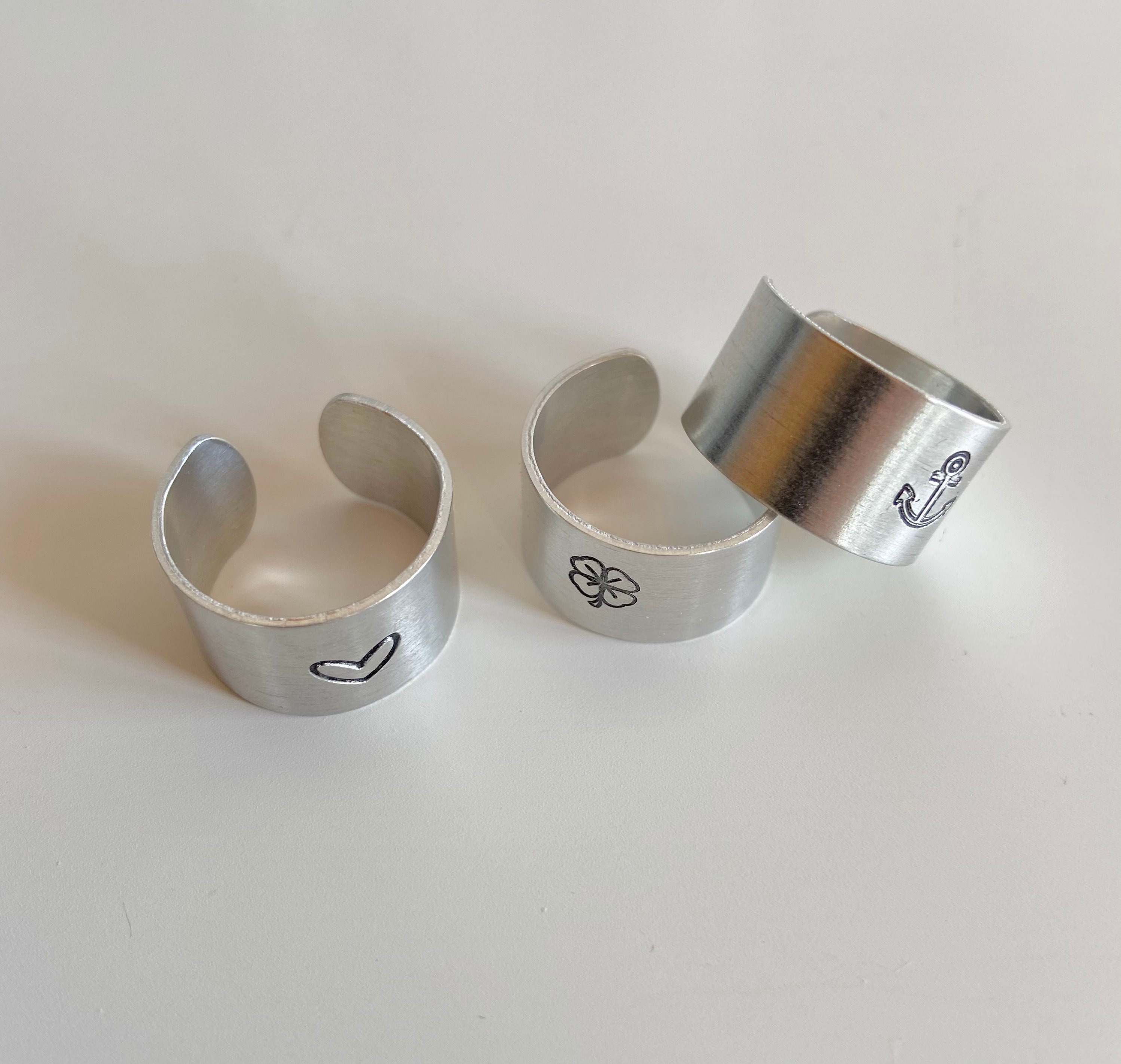 CUSTOMIZABLE RING Aluminum Band for Men and Women Customizable - Etsy UK
