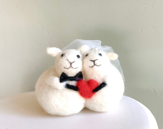 Sheep Country Wedding Cake Topper Unique Wedding Cake Topper - Etsy