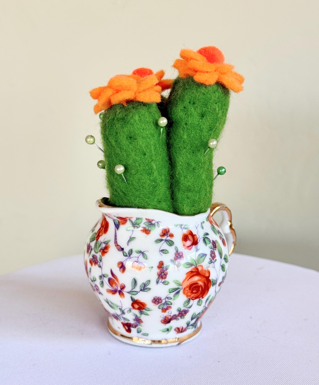 Needle Felted Cactus Pincushions Cactus Decorations Decorative Deco ...