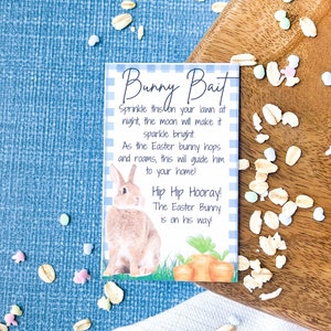 Bunny Bait Easter Gift Tag, Printable Easter Tag, Sunday School Craft ...