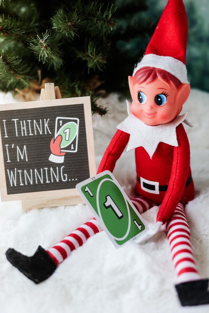 UNO Themed Elf Prop Set - Etsy