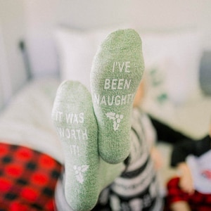 Christmas Socks, Funny Socks, Sassy Socks, Gifts for Her, - Etsy