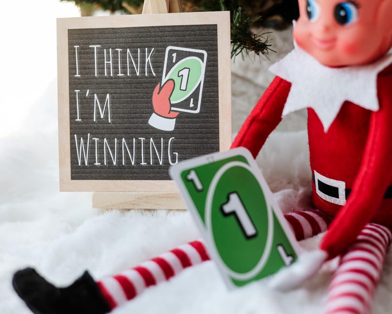 UNO Themed Elf Prop Set - Etsy