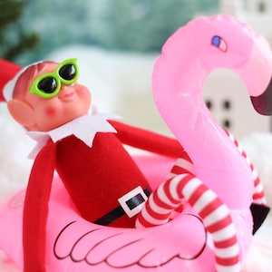 Elf Flamingo Pool Float Props - Etsy