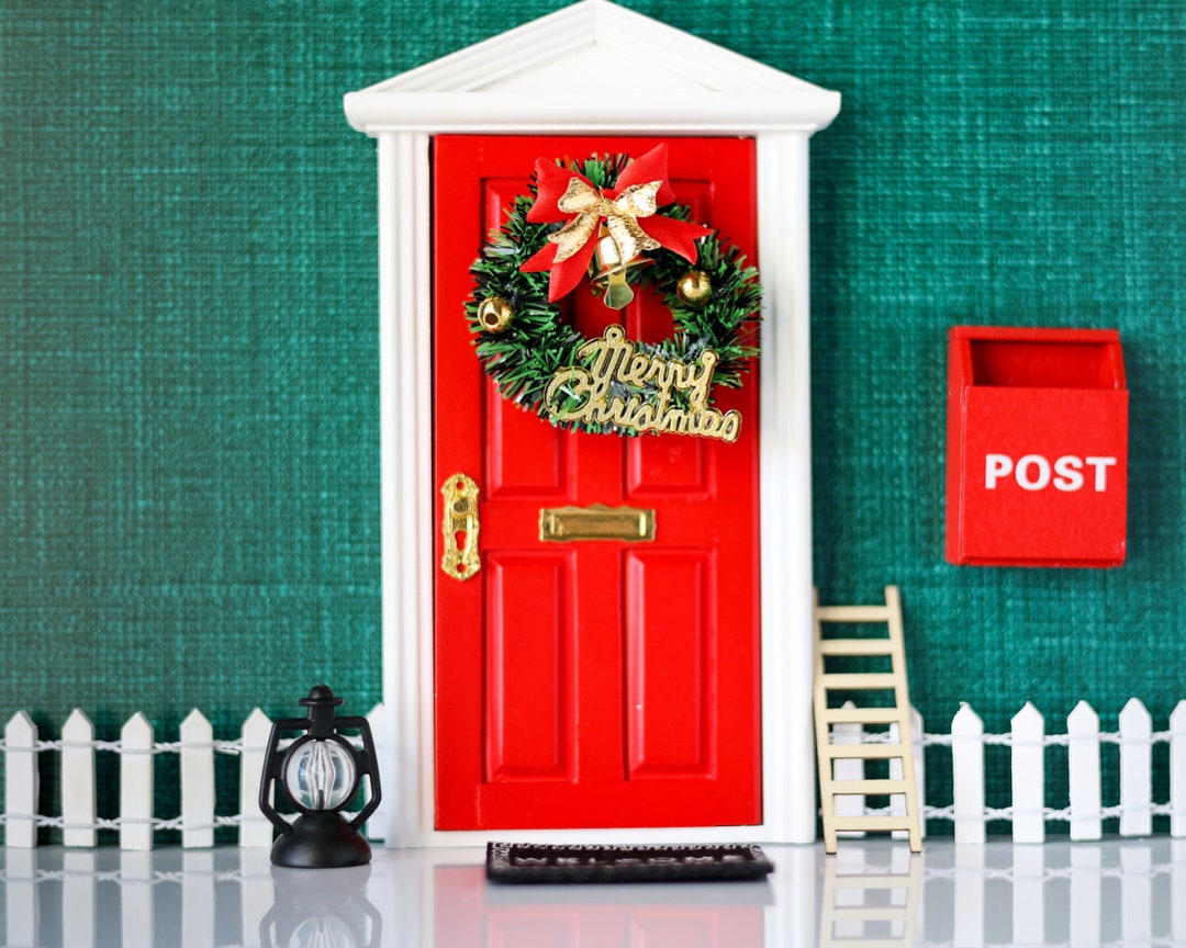 Elf Door, Elf Props, Kids Christmas Traditions, Elf Accessories, Mini ...