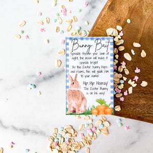 Bunny Bait Easter Gift Tag, Printable Easter Tag, Sunday School Craft ...