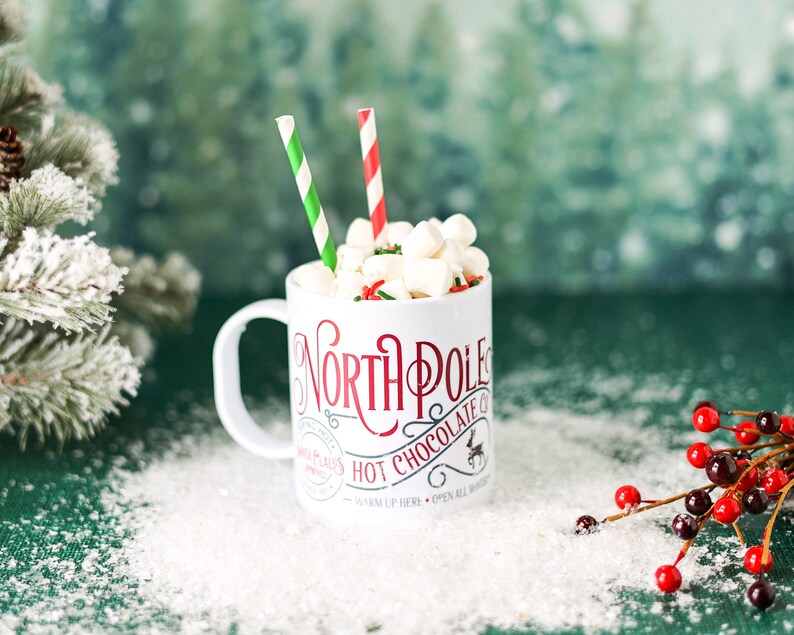 Kids Hot Cocoa Christmas Mug Personalized Hot Chocolate Mug - Etsy