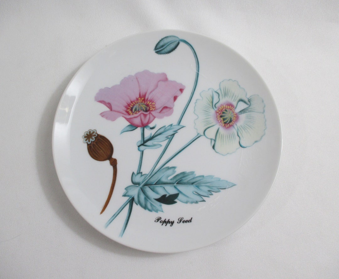 Vintage HORCHOW COLLECTION JAPAN Botanicals 'poppy - Etsy