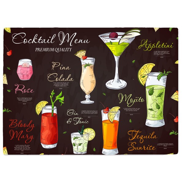 Glass Menu Board - Etsy