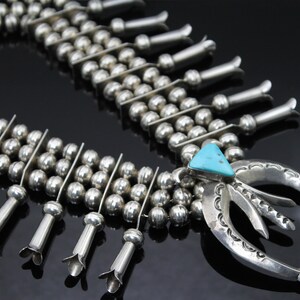 Handcrafted by Native American Silversmith Vintage Genuine Turquoise ...