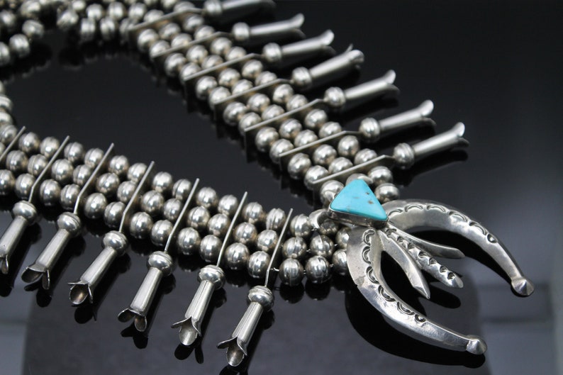 Handcrafted by Native American Silversmith Vintage Genuine - Etsy