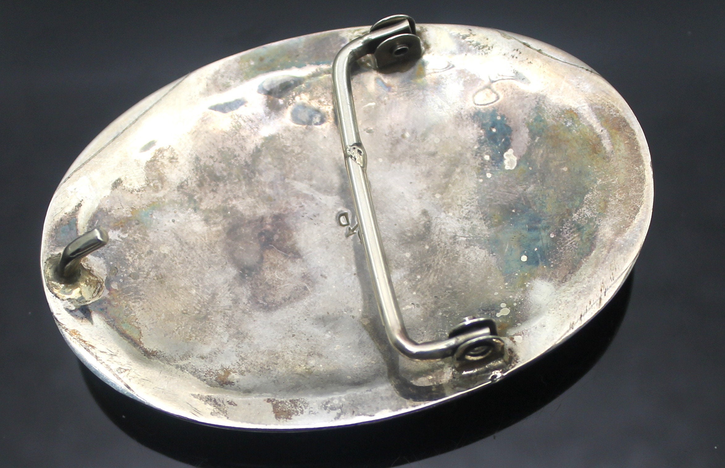 GIFT IDEA !! Signed JD Handcrafted by Native American Silversmith ...