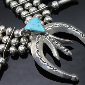 Handcrafted by Native American Silversmith Vintage Genuine Turquoise ...