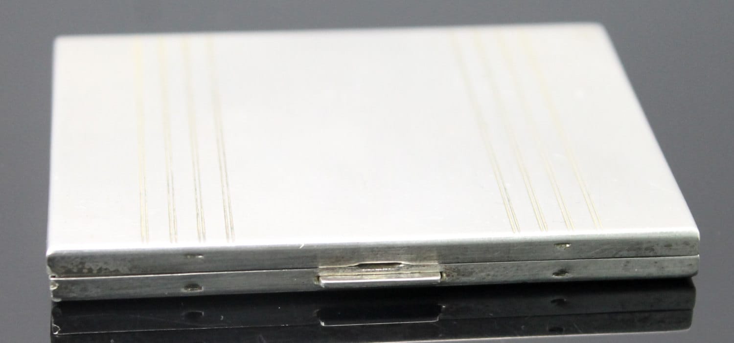 Elgin American // Art Deco // Solid Sterling Silver // Rectangular ...