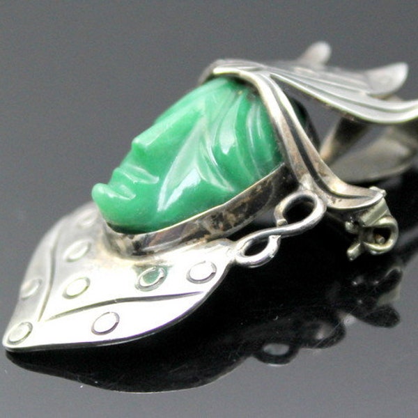 Aztec Jade Brooch - Etsy
