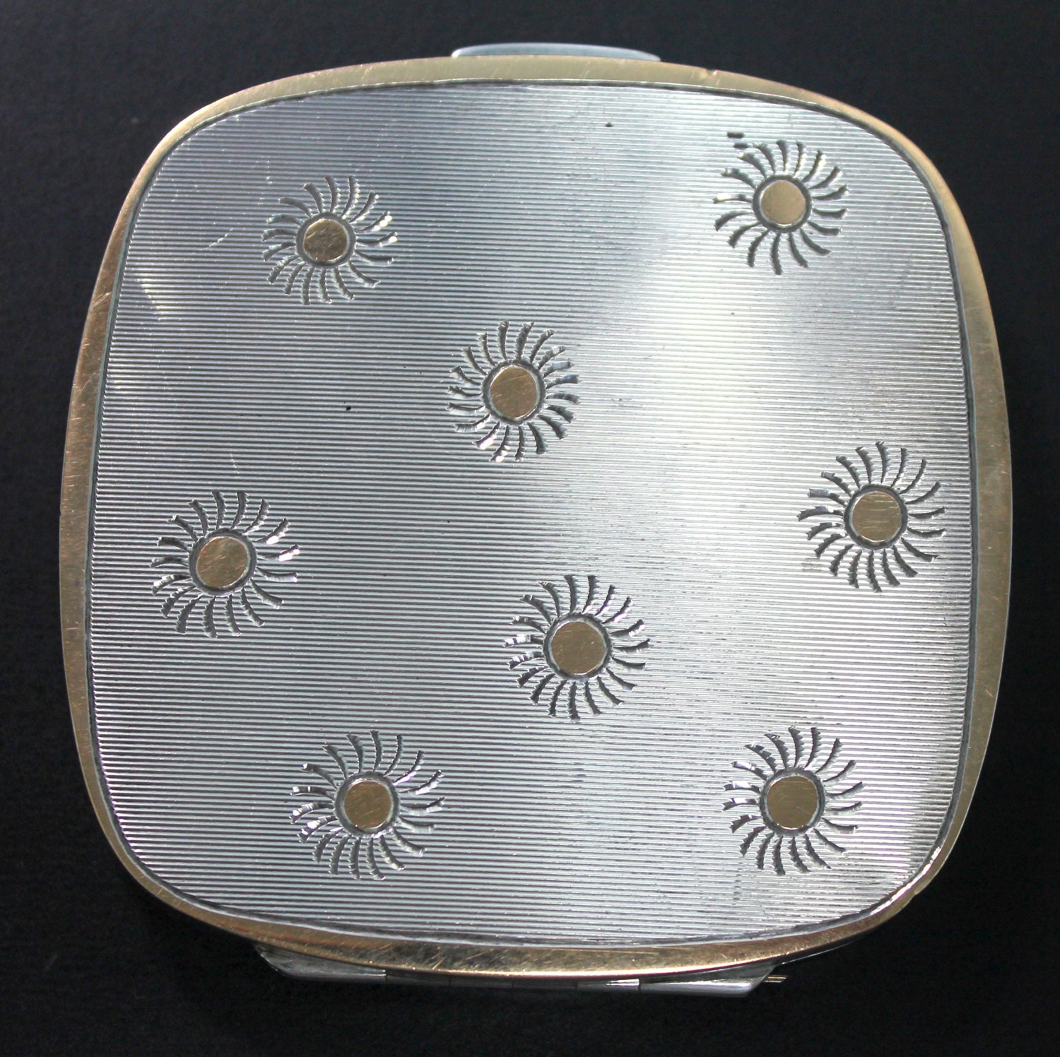 Hallmarked JF// Estate // 18k Yellow Gold Accents // Sterling Silver ...