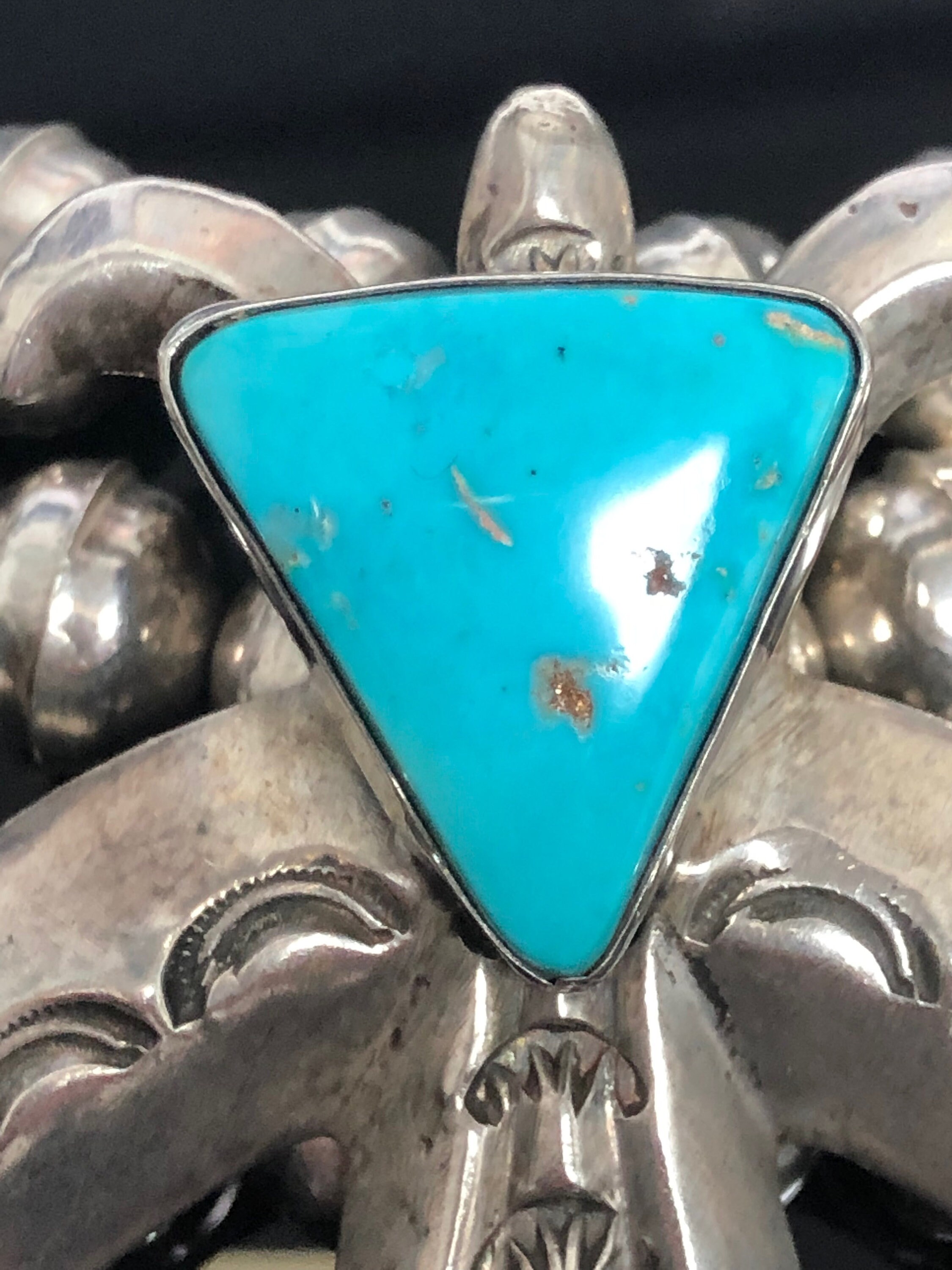 Handcrafted by Native American Silversmith Vintage Genuine - Etsy