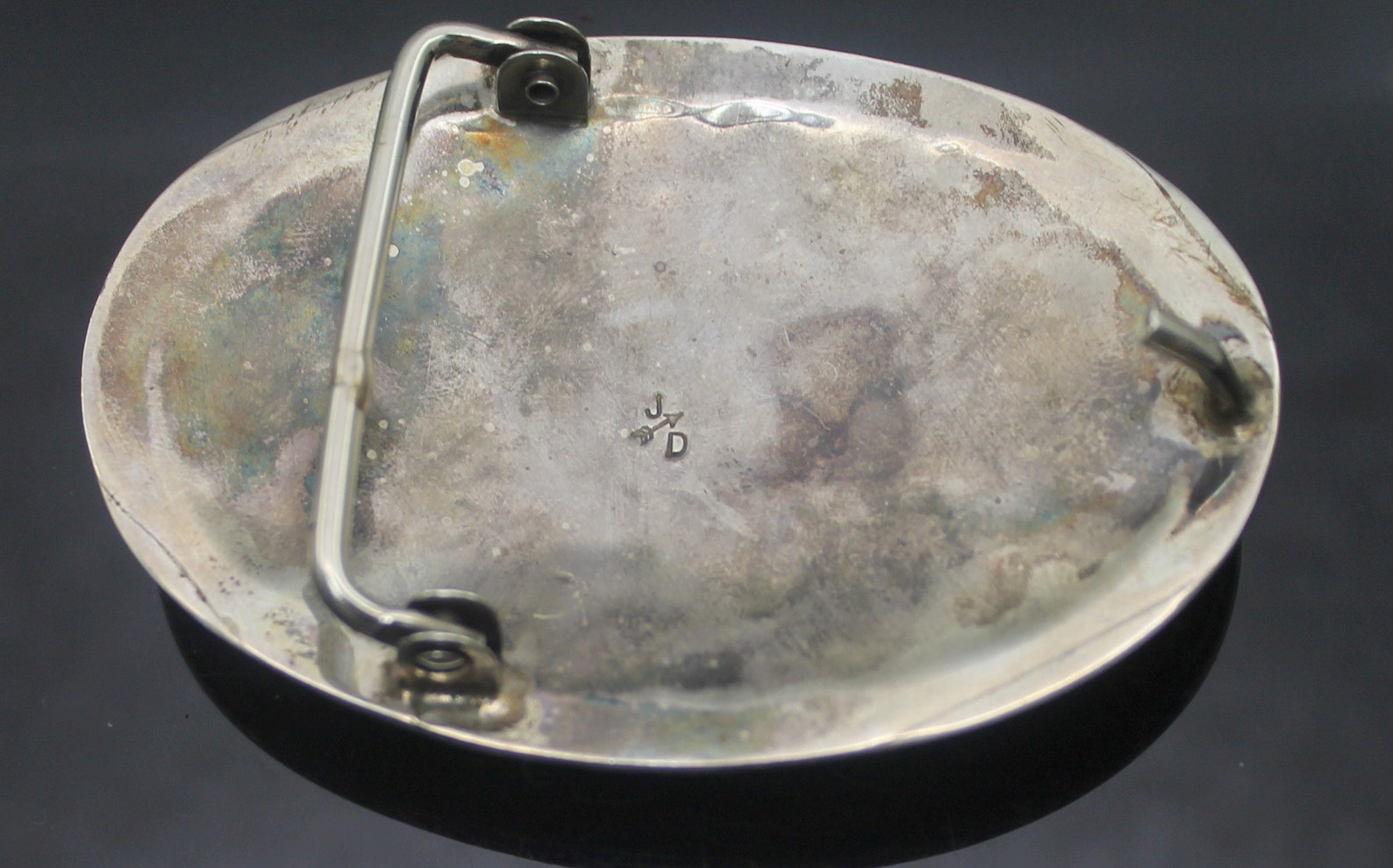 GIFT IDEA !! Signed JD Handcrafted by Native American Silversmith ...