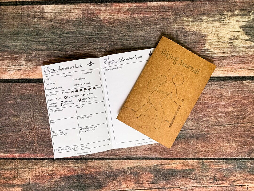 Printable Hiking Journal, Kids Hiking Journal, Teen Hiking Journal ...