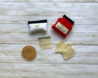 Felt Pretend Play Dr Set Holistic Doctor Kit Childrens Toy - Etsy