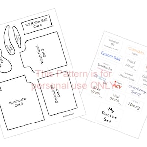 Digital PATTERN, Felt Pretend Play Dr Set, Holistic Doctor, Childrens ...