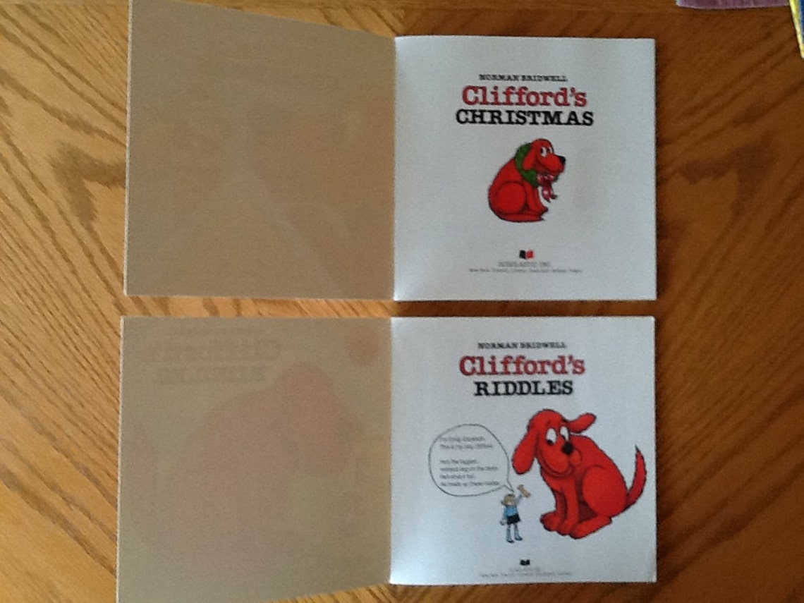 Clifford the Big Red Dog, Set of 2 Childrens Books, Cliffords Christmas ...