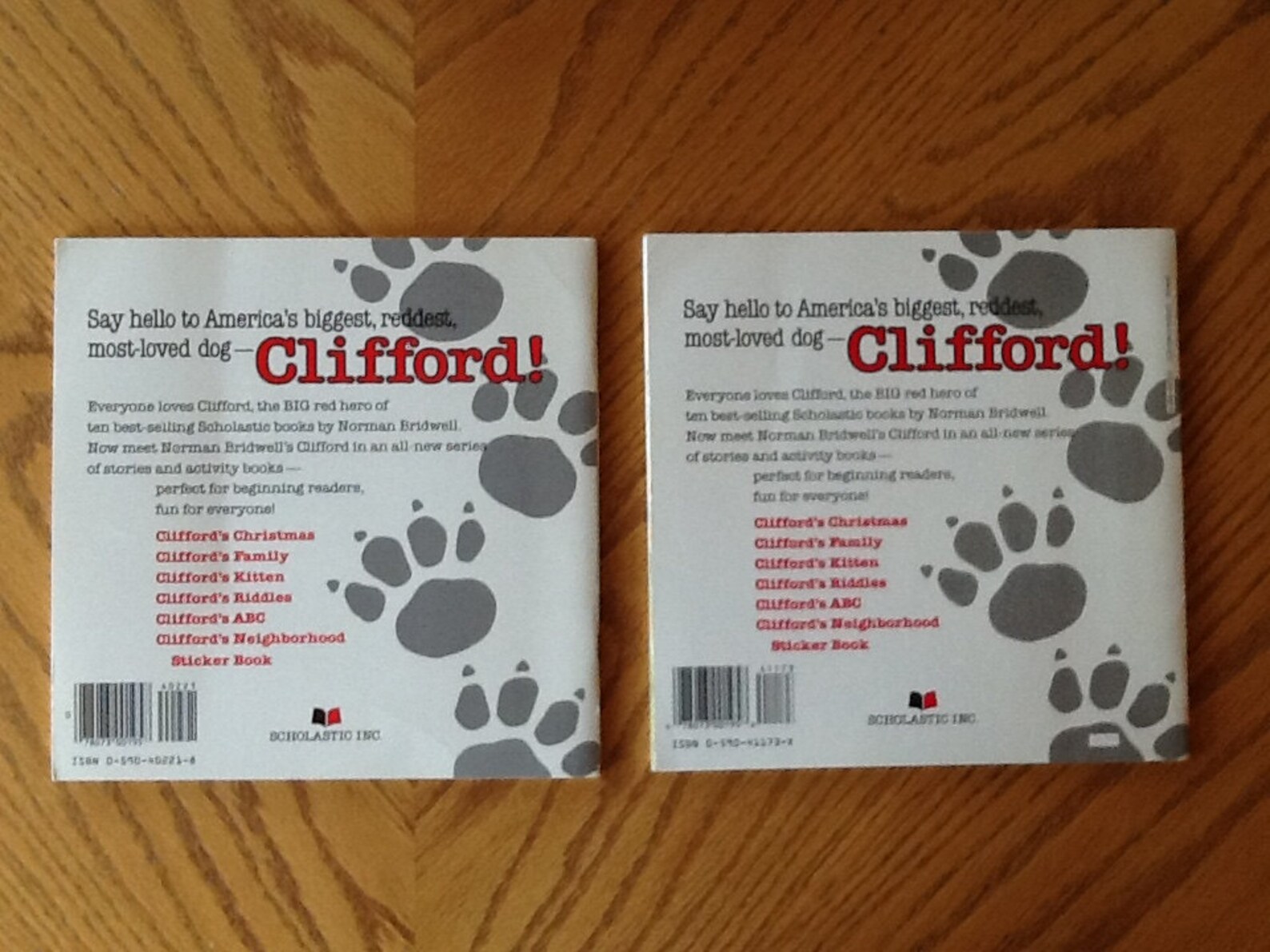 Clifford! Set of 2 Children’s Books, Clifford's Christmas and Riddles ...