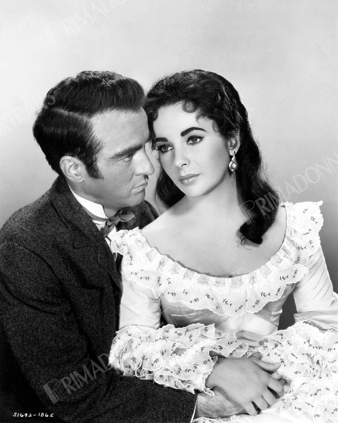 ELIZABETH TAYLOR & Montgomery Clift 8x10 or 11x14 Photo Print "raintree ...