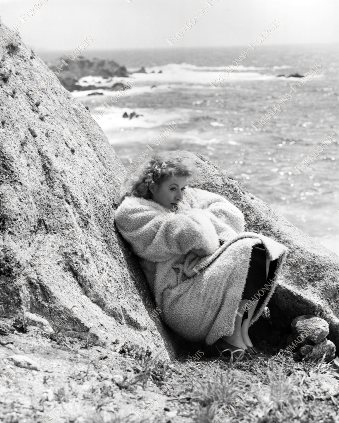 GREER GARSON 5x7, 8x10, or 11x14 1947 "desire Me" Elegant Beach Side ...