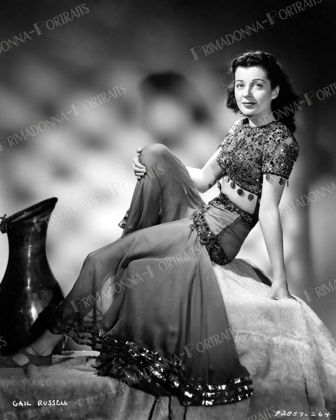 GAIL RUSSELL 5x7 8x10 or 11x14 Photo Print 1940s Sexy Slinky | Etsy