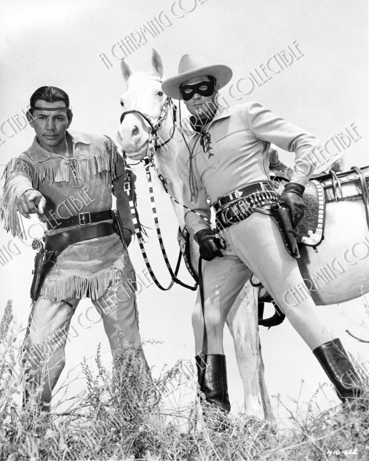 Clayton Moore And Jay Silverheels