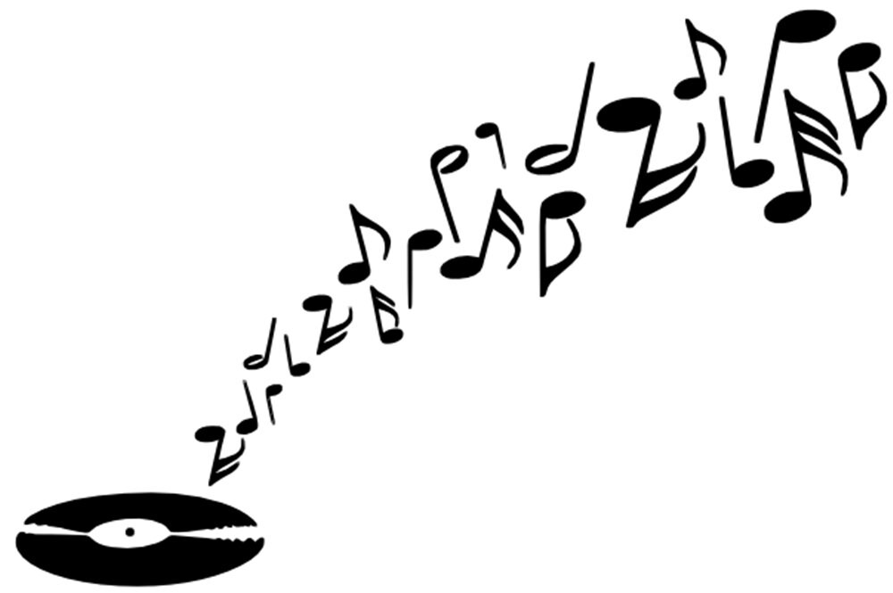 music notes crown bell guitar prince mylar stencil design craft home ...