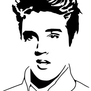 Elvis Presley Mylar Stencil Design Craft Home Decor Painting Diy Wall ...