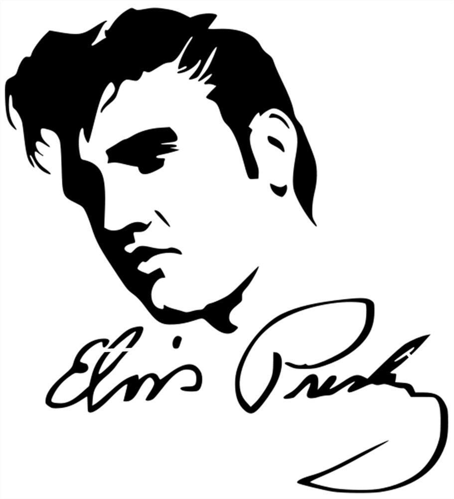 Elvis Presley Mylar Stencil Design Craft Home Decor Painting Diy Wall ...