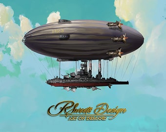 Steampunk balloon | Etsy