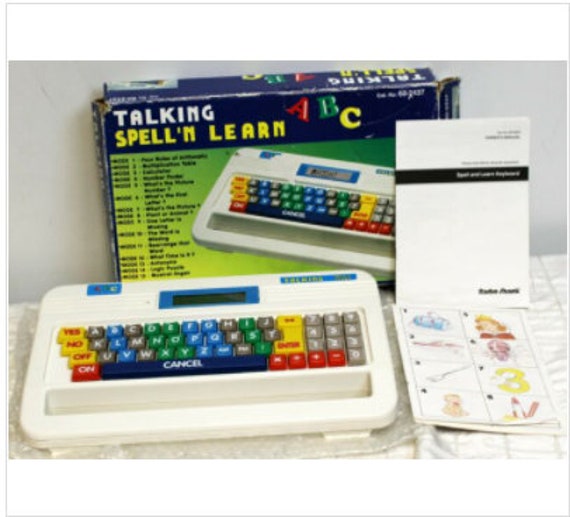 VTG Radio Shack Talking Spell 'N Learn Abcs Interactive | Etsy