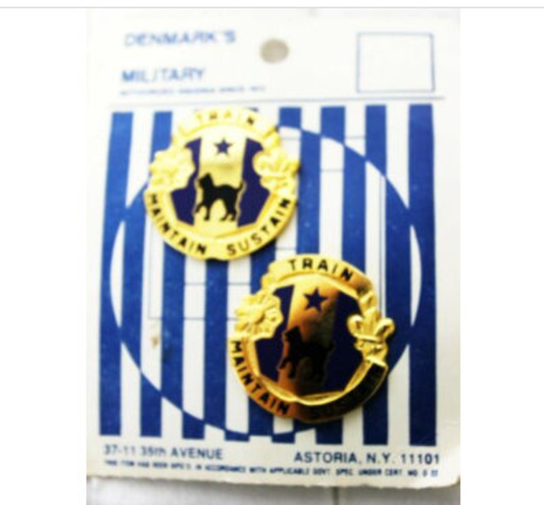 Vintage NOS Genuine US ARMY 81st Regional Support Command - Train ...