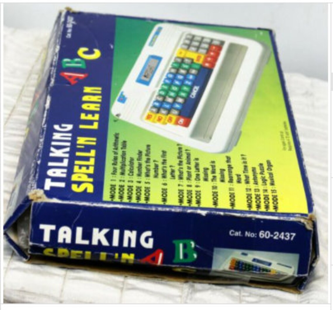 VTG Radio Shack Talking Spell 'N Learn Abcs Interactive | Etsy