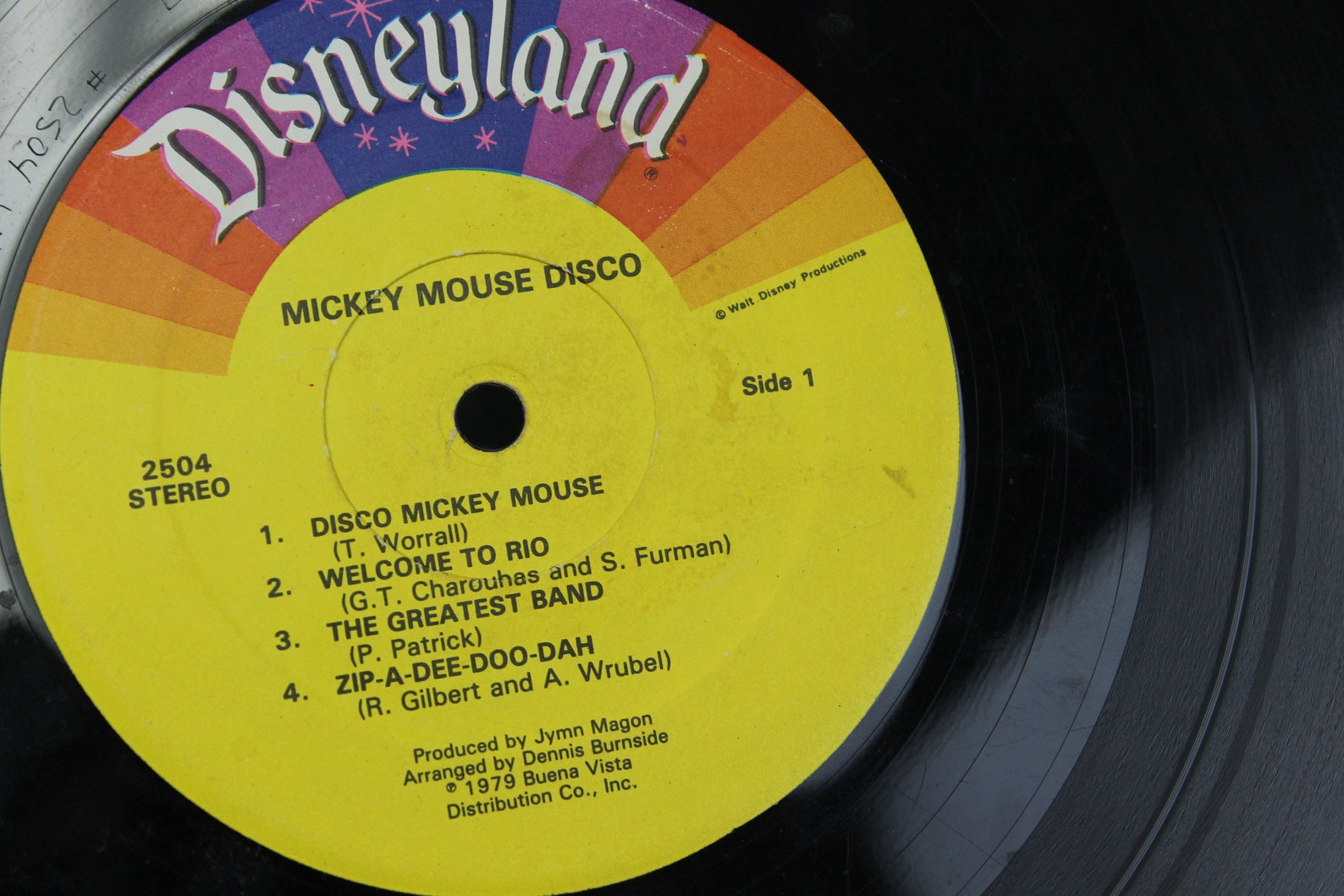 Walt Disney Productions 1979 Disco Mickey Mouse LP Record | Etsy
