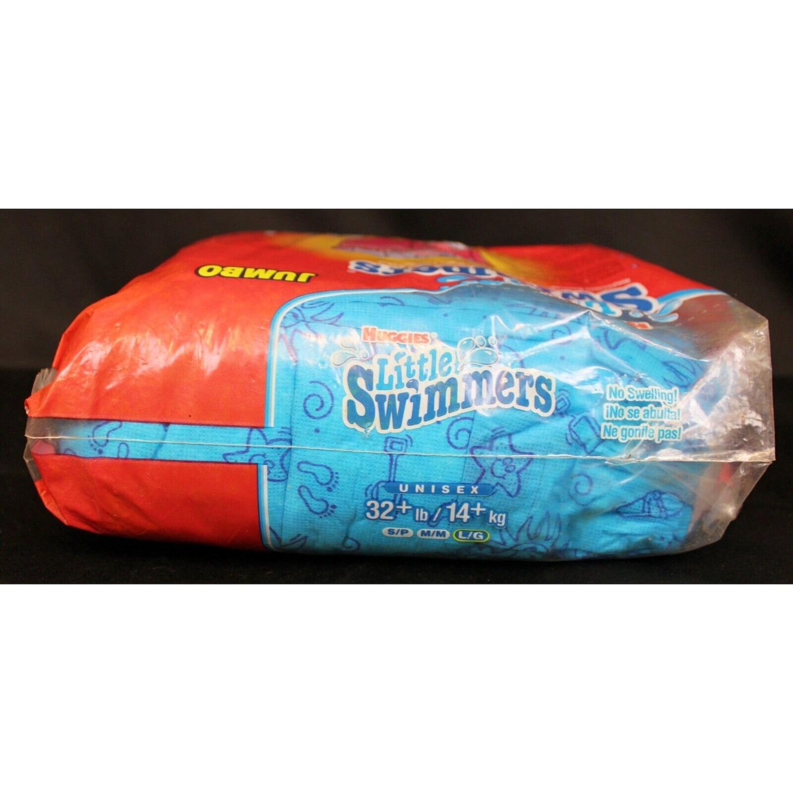 20 Vtg 2000 Huggies Little Swimmers Diapers Sz L Jumbo Blue Disposable ...