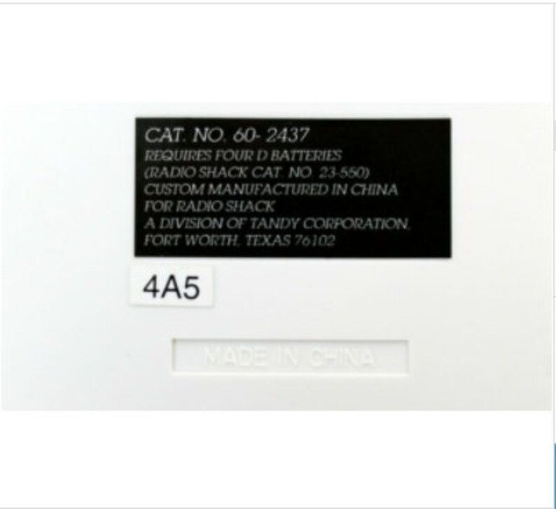 VTG Radio Shack Talking Spell 'N Learn Abcs Interactive | Etsy