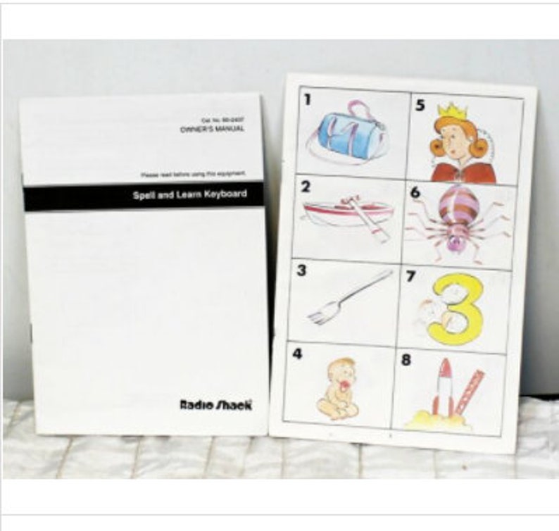 VTG Radio Shack Talking Spell 'N Learn Abcs Interactive | Etsy