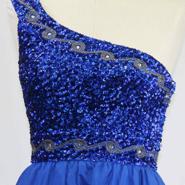 Sapphire Blue Dress - Etsy