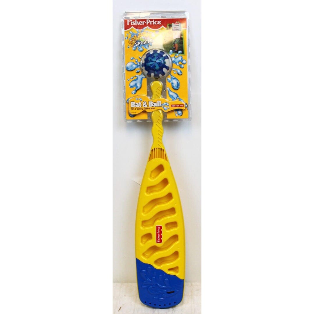 1998 Fisher Price Splash Sports Bat Ball Baseball Summer Outdoor Play ...