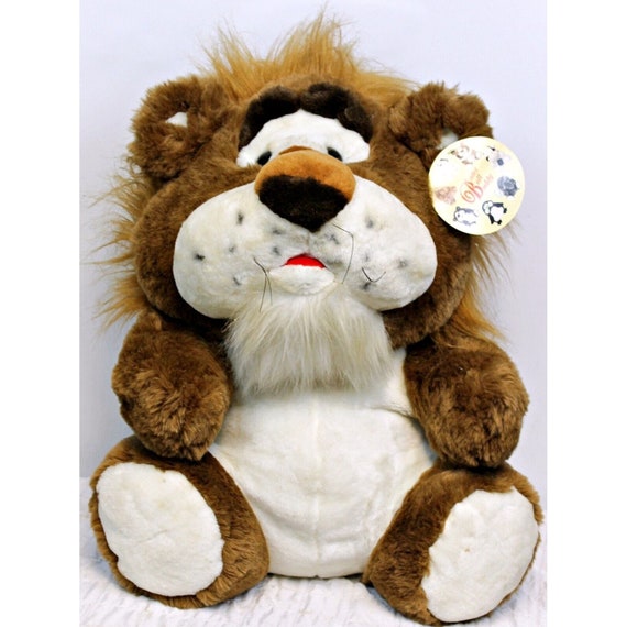 Vtg 1999 Kids of America Butter Ball Buddy 20 Lion Plush Stuffed Animal Fat Big Etsy UK