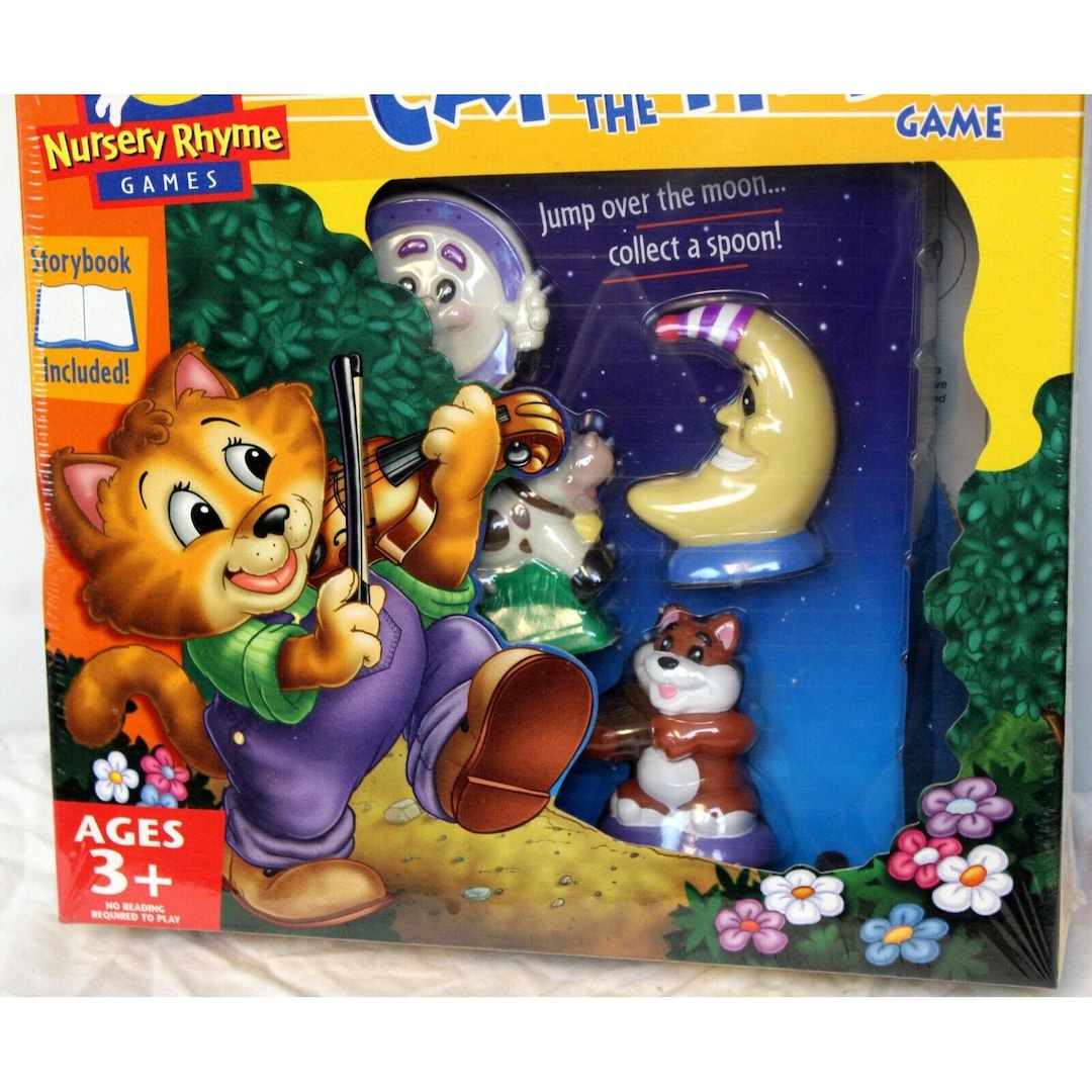 2003 NEW Cat and the Fiddle Game Storybook Nursery Rhyme Preschool ...