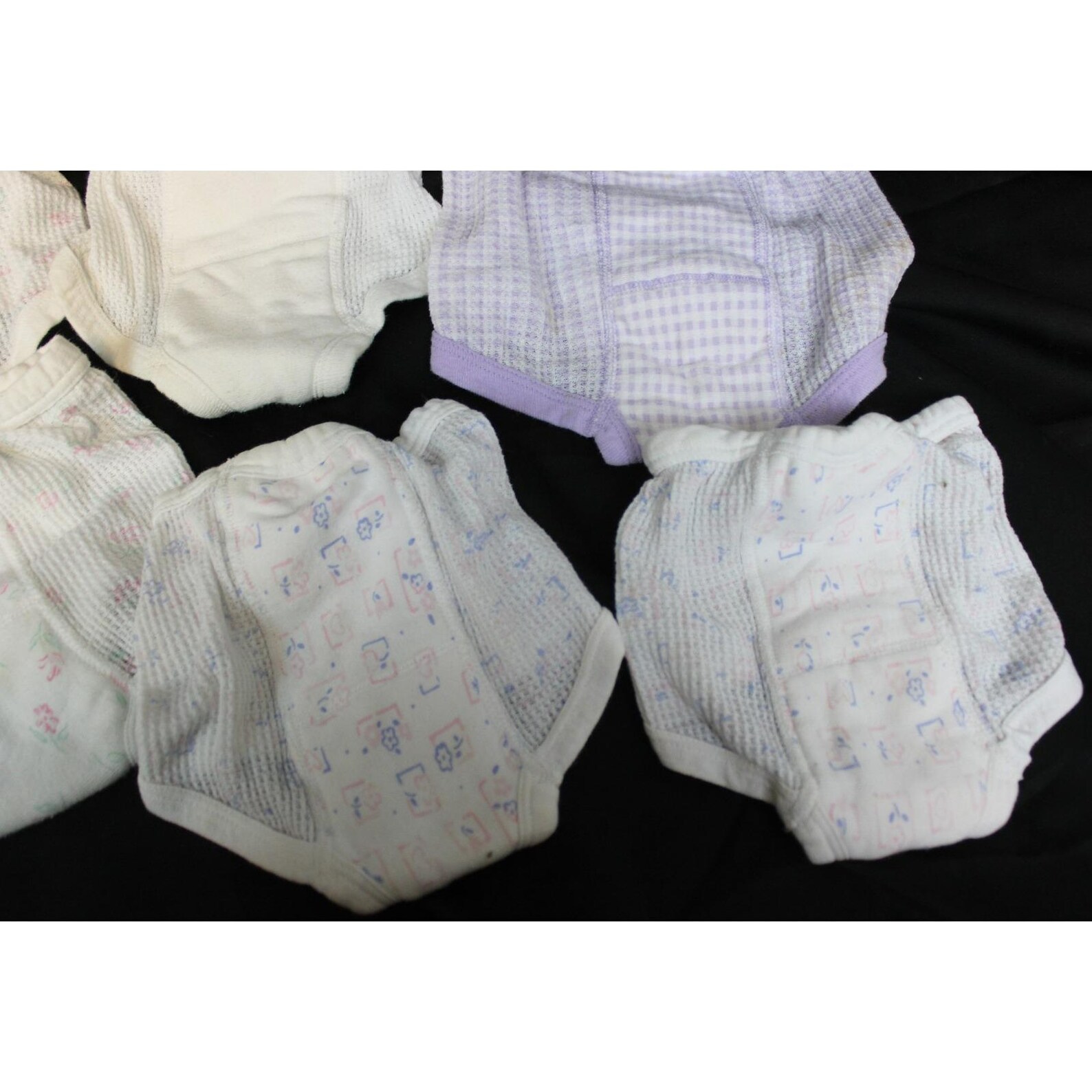 VTG Y2K 90s Gerber Cloth Training Pants 6 Pairs Sz 2/3 Washable Padded ...