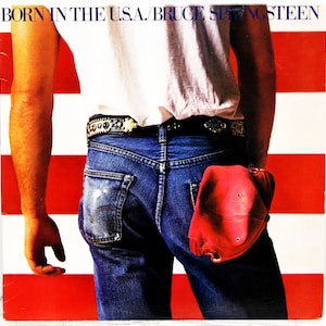 1984 Bruce Springsteen Born in the USA 12" Vinyl Album LP Columbia ...